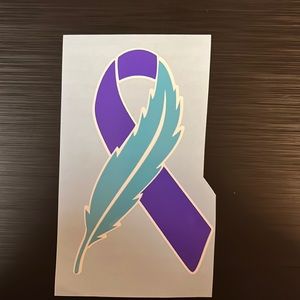 Wall Decor | Suicide Awareness Ribbon Car Window Decal | Poshmark